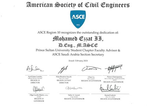Asce Asce Recognition Gratitude Mohamed Ezzat Ph D D Eng M Asce 18 Comments