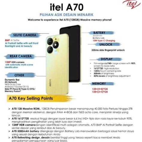 Jual Itel A Ram Gb Garansi Resmi Itel Indonesia Di Seller Bagindos Groceries Bagindos