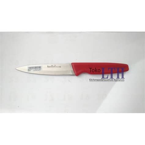 Jual PISAU TANICA 5 INCHI ORIGINAL PISAU DAPUR IRIS 0215 MERAH TAJAM