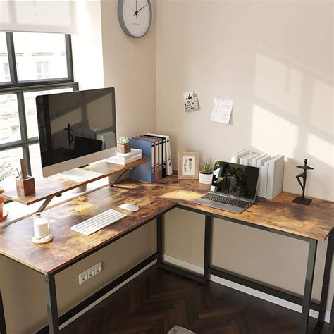 BIURKO KOMPUTEROWE NAROŻNE STÓŁ STOLIK LOFT DOM I MEBLE MEBLE Szafki i regały drewniane