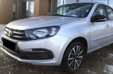 Бампер передний Лада Гранта ФЛ (Lada Granta FL) 691-ПЛАТИНА-СЕРЕБРИСТЫЙ ...