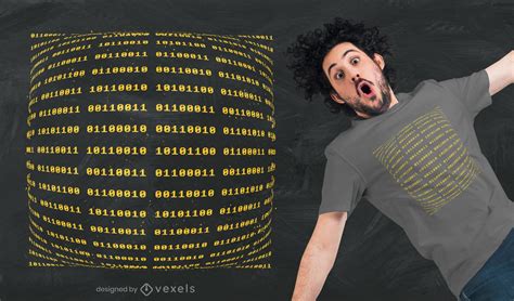 Binary Code T Shirt Design Vector Download