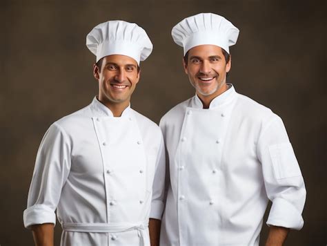 Premium Photo Chef And His Assistant Cheerful Young Africanamerican
