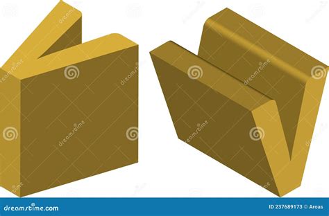 Isometric Letter V Template For Creating Logos Emblems Monograms