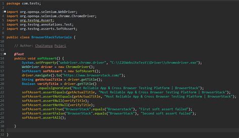 Assertions In Selenium Java
