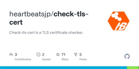 GitHub Heartbeatsjp Check Tls Cert Check Tls Cert Is A TLS Certificate Checker