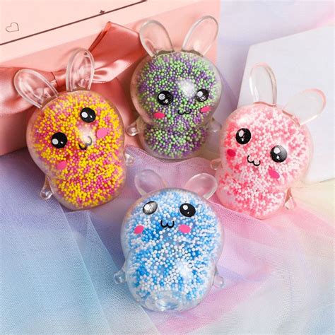 ₩2597에서 Fidget 장난감 스트레스 빛나는 빛 오징어 환기 공 짜기 인형 감압 장난감 거품 문어 공 어린이 생일 선물