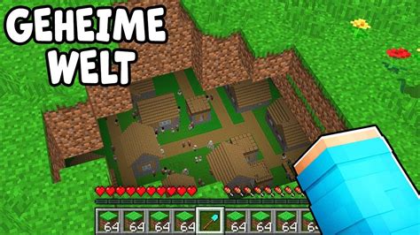 Ich Habe Eine Geheime Minecraft Welt Gefunden Youtube