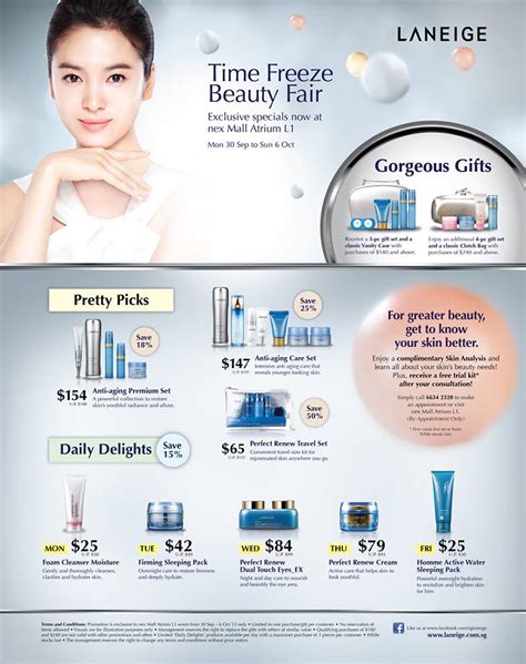 LANEIGE Time Freeze Beauty Fair Serangoon NEX Daily Delights Up For
