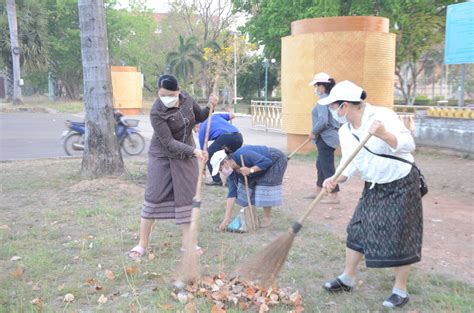 ຖວທ ນວ ສ້າງຂະບວນການອະນາໄມຕ້ອນຮັບ 3 ວັນປະຫວັດສາດ