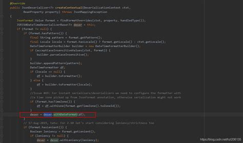 Jackson Spring Boot时间格式化处理comfasterxmljacksondatatypejsr310deser