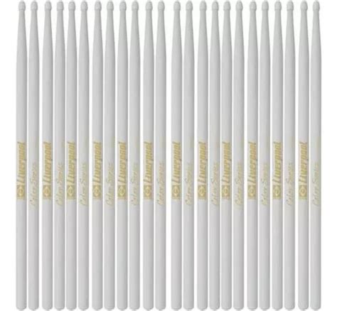 Kit 21 Baquetas 5a Ponta Nylon Lc Dz5an Branco Liverpool MercadoLivre
