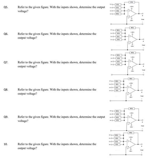 solved q5 refer to the given figure with the inputs shown