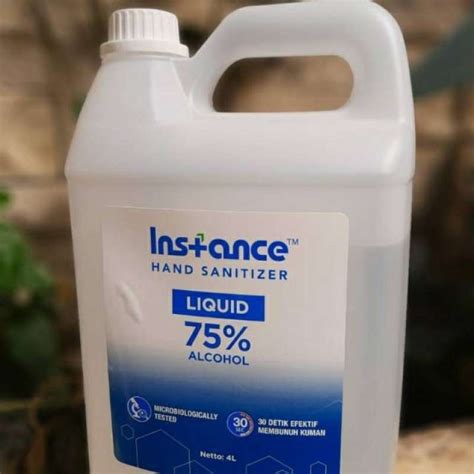 Jual Instance Hand Sanitizer Gel Liquid 4 Liter Hand Sanitizer