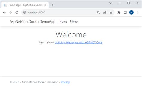 Build And Run Aspnet Core Apps In Containers