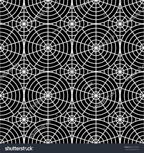 Design Seamless Monochrome Spider Web Pattern Stock Vector Royalty Free 222779344 Shutterstock