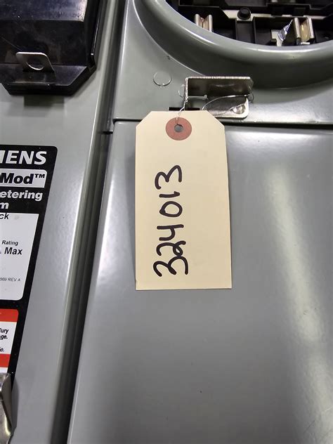 Siemens Power Mod 1200 Amp Meter Stack Modular Metering System Wmm21125rj 240 Vac