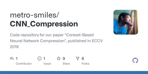 Github Metro Smiles Cnn Compression Code Repository For Our Paper