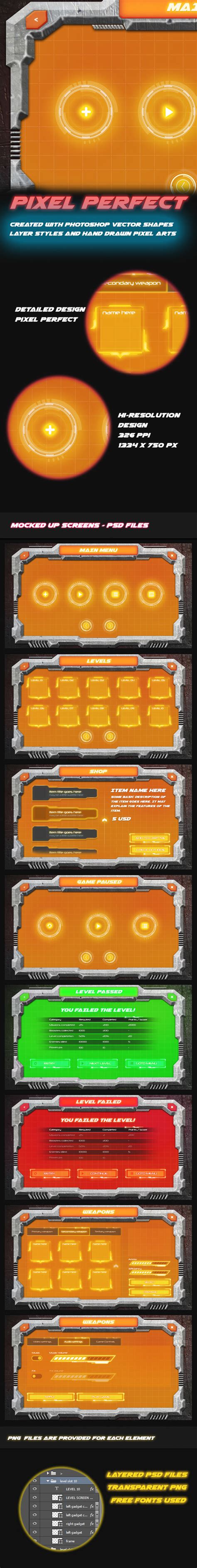 Realistic And Sci Fi Game UI On Behance