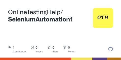 github onlinetestinghelp seleniumautomation1