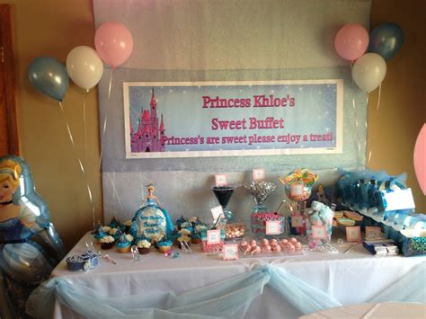 Cinderella Theme Candy Buffet Sweet Buffet Cinderella Birthday