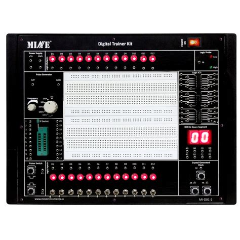 digital trainer kit mi d01 2 mine instruments pvt ltd