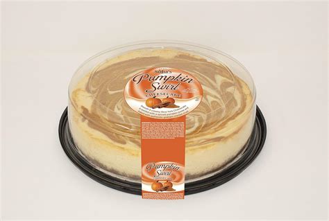 Sweet Sofias Bakery 8 Cheesecake Pumpkin Swirl Sold Frozen Grocery And Gourmet