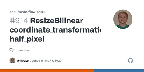 Resizebilinear Coordinatetransformationmode Halfpixel · Issue 914