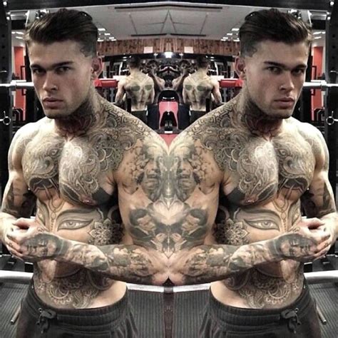 Stephen James Stephenjameshendry Instagram Body Suit Tattoo Beard