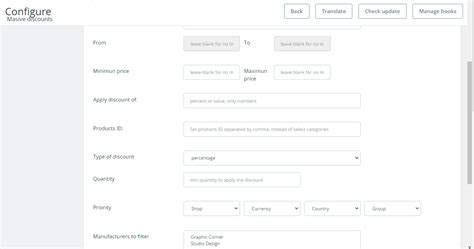 Prestashop Massive Discounts By Shacker Codecanyon