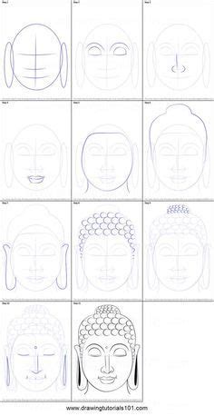 How To Draw Buddha Face Buddhism Step By Step Buddha Art Painting