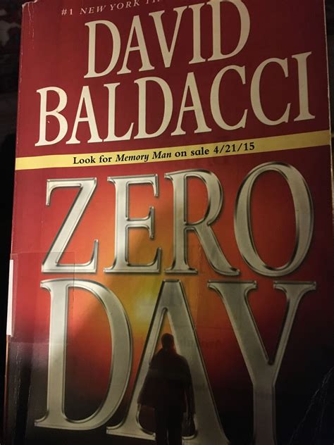 Zero Day By David Baldacci Zero Days David Baldacci Books Day Book