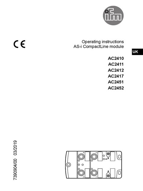 Compact Line Module Ifm Pdf Power Supply Ac Power Plugs And Sockets