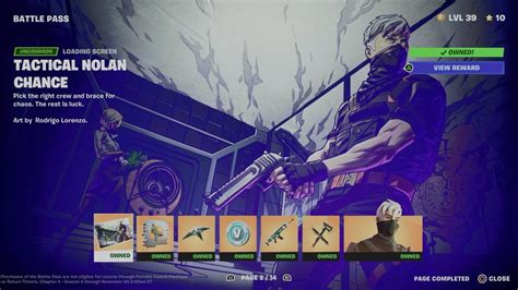 How To Unlock Tactical Nolan Chance Loading Screen In Fortnite Battle
