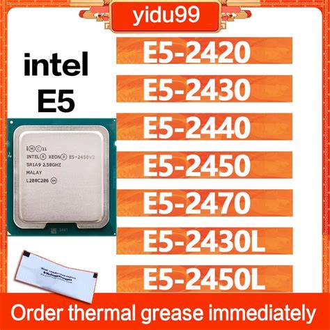 หน่วยประมวลผล Cpu Intel Xeon E5 2420 2430 2450 2470 2420 2430l 2440
