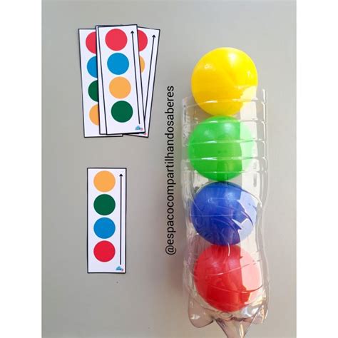 Jogo Cores E Bolinhas Coloridas Compartilhando Saberes