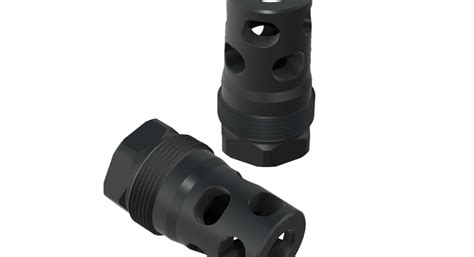 Compact Muzzle Brake 58 24 Plan B Compatible Suppressor Mount