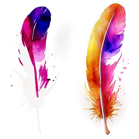 Download Watercolor Splash Feather Png Lps