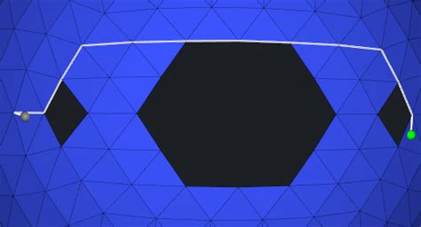 C Given A Start And Goal How To Find The Shortest Way In A Navigation Mesh Stack Overflow