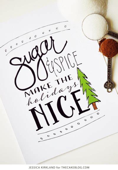 Free Sugar And Spice Print The Cake Blog