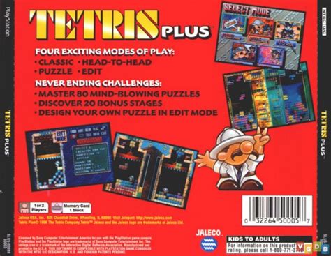Tetris Plus Vgdb Vídeo Game Data Base