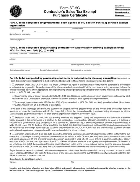 Form St 5c ≡ Fill Out Printable Pdf Forms Online