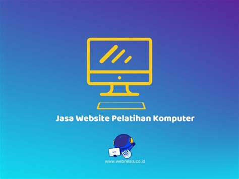 jasa website pelatihan komputer webnesia web developer