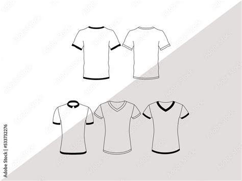 T Shirt Outline Svg T Shirt Template Svg Tshirt Vector Outline Svg