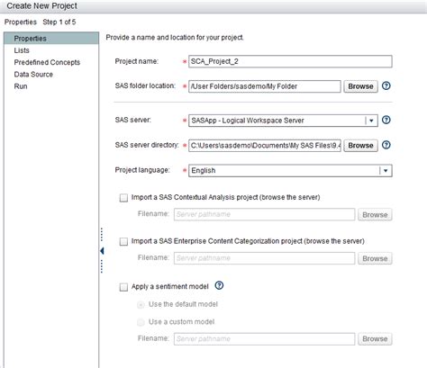 Using A Sas Enterprise Content Categorization Project Within Sas Conte Sas Support Communities