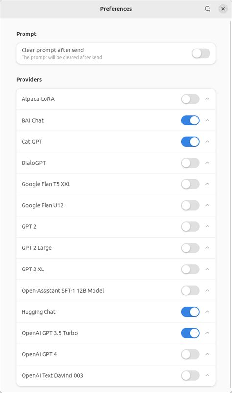Machine Learning In Linux Bavarder Chat With An Ai Linuxlinks