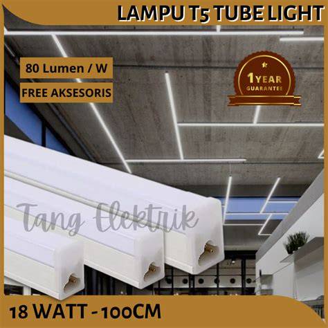 Jual Lampu T5 Led Lampu Tl T5 18w 100cm Lampu Tubelight T5 Lampu Neon