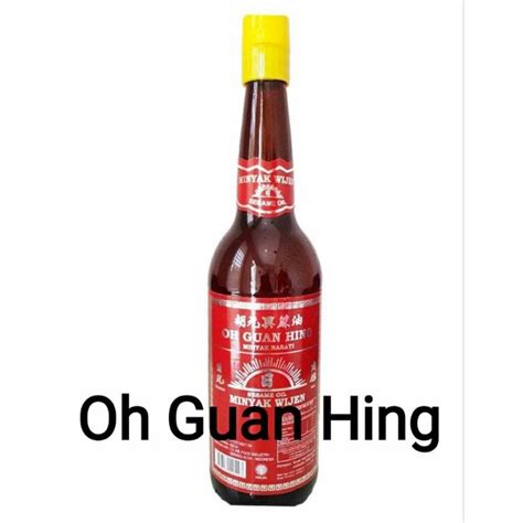 Jual Minyak Wijen Oh Guan Hing 600 Ml Shopee Indonesia