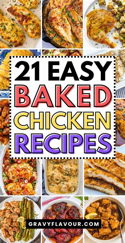 21 Easy Baked Chicken Recipes