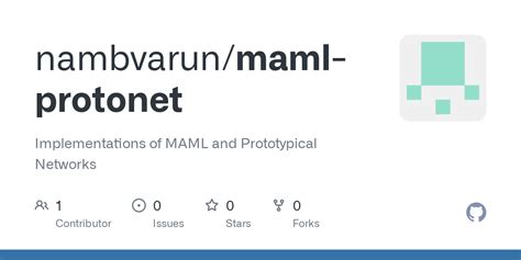 Github Nambvarun Maml Protonet Implementations Of Maml And